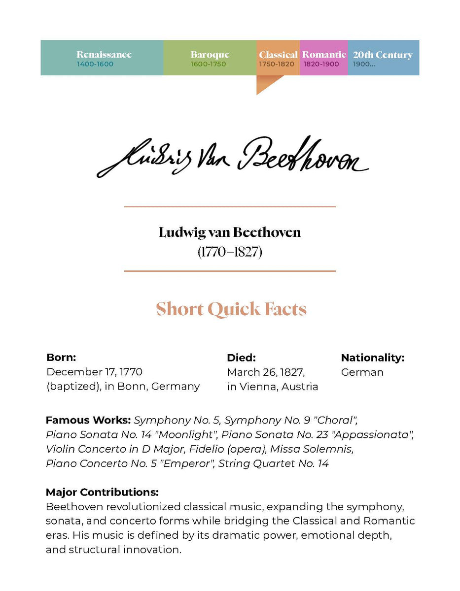 The Great Composers Series: Ludwig van Beethoven – STL Ocarina